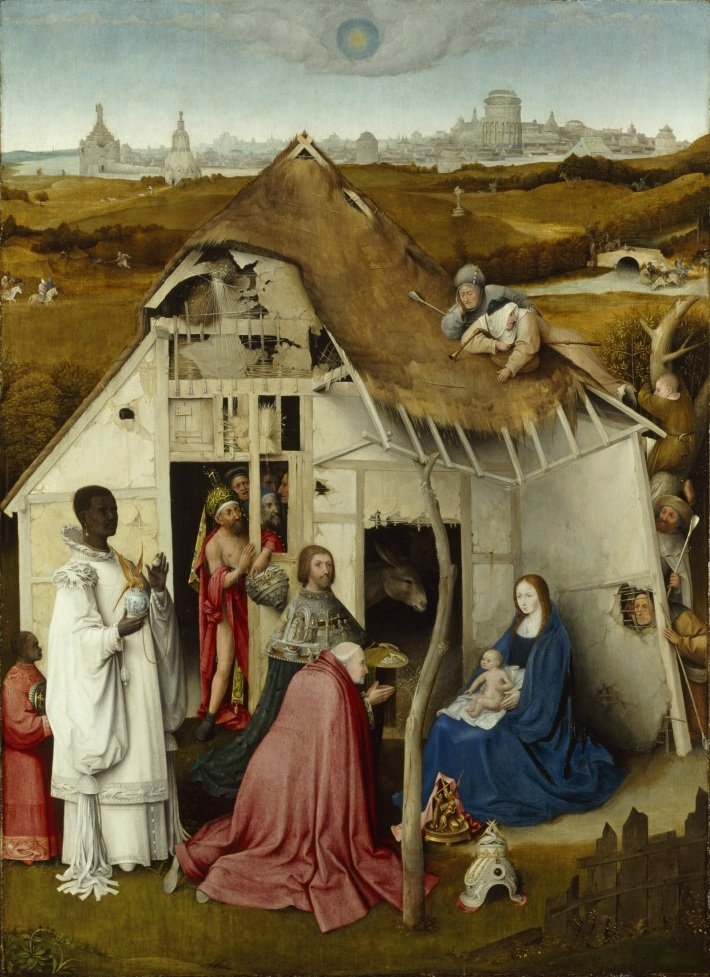 Die Anbetung der Könige von Hieronymus Bosch: Kunstdruck